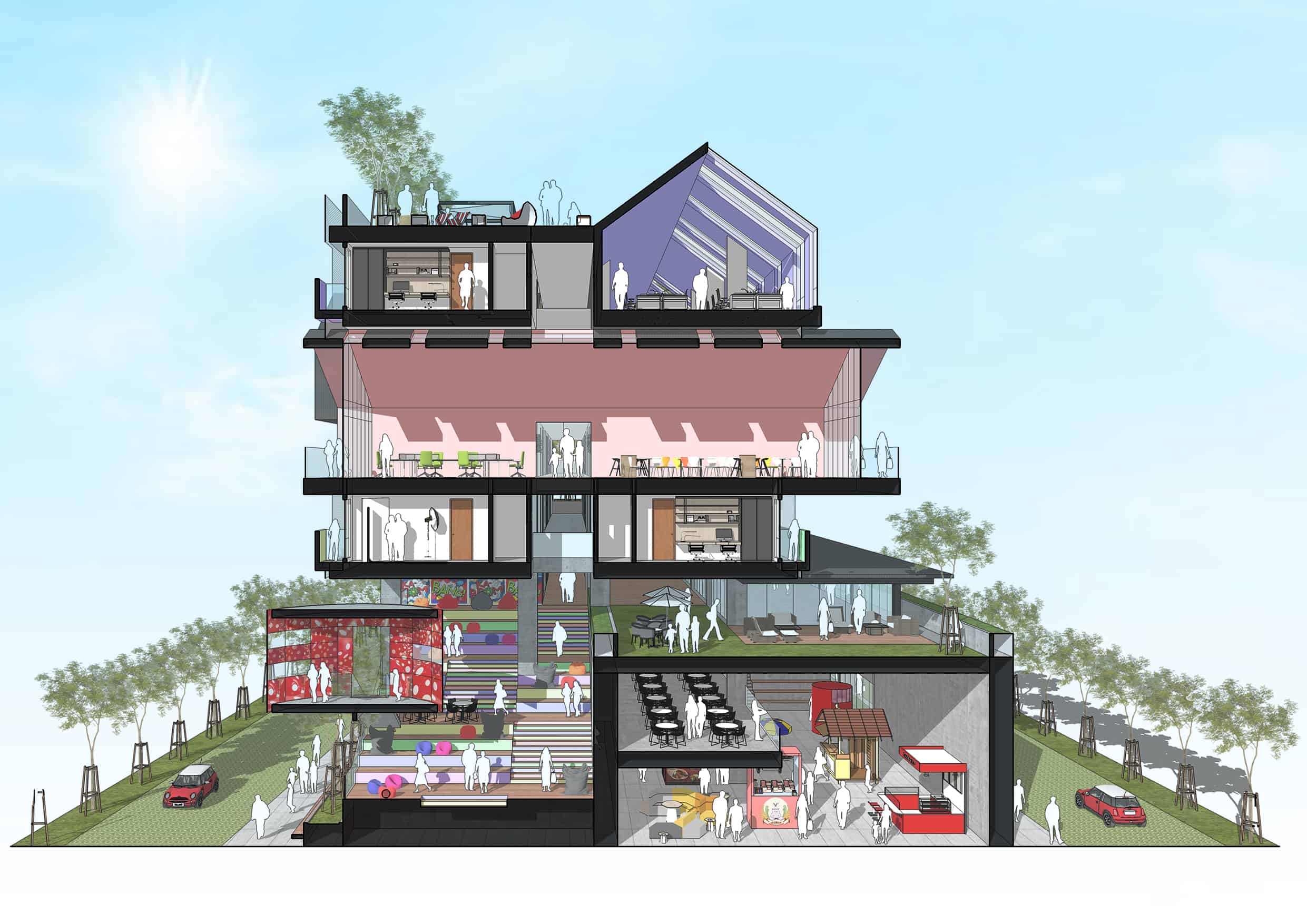 Pow! Think Centre – Red Giraffe Studio